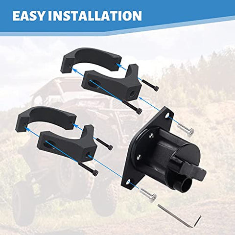 UTV ATV Gas Can Mount, Oil Mounting Holder Gas Tank Cans Holder Compat ...