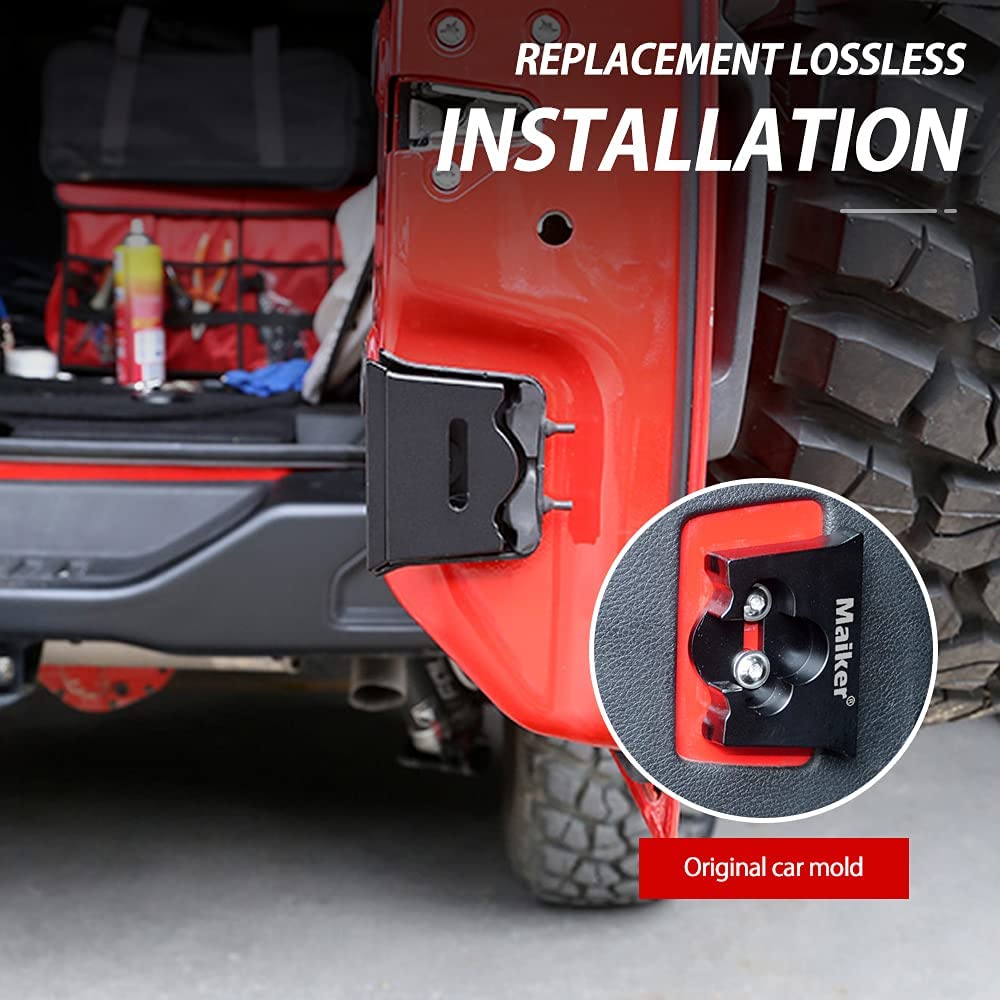 MAIKER Aluminum Tailgate Stopper limiter Anti-Abnormal Noise Reduces T ...